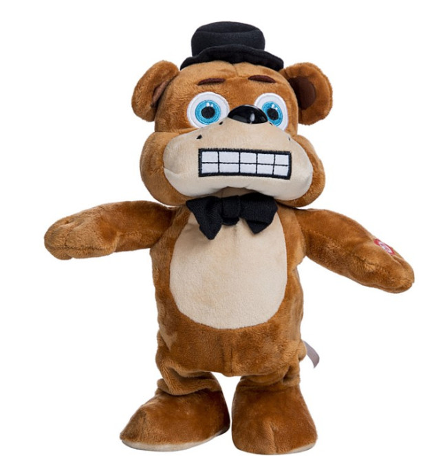 Five Nights at Freddy's Freddy Fazbear Interactive Walking Plush Toy ...