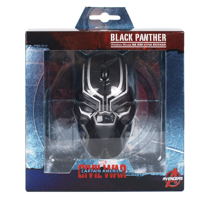 Black Panther Shape Mouse USB | Toy Popa