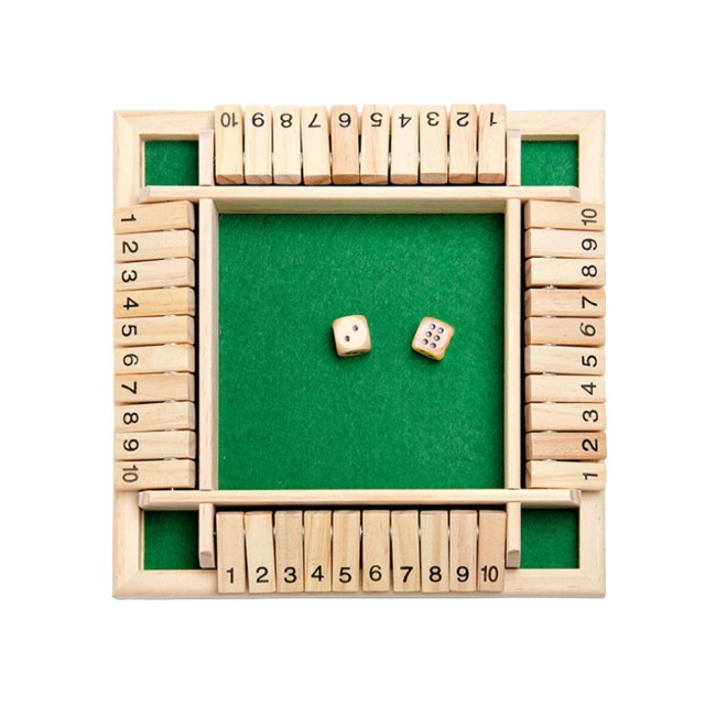 Four Sided Flop Games Digital Wooden Board Game | Toy Popa