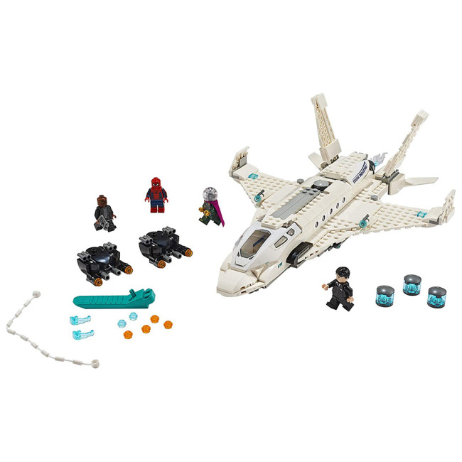 Marvel Stark Jet and the Drone Attack 76130 Brick Building Kit | Toy Popa
