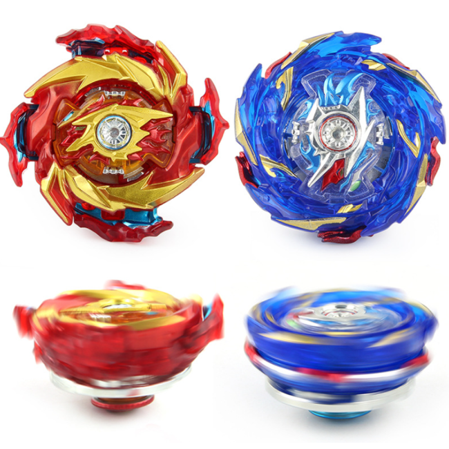 Beyblade Flame B-174 DX Set Hyperion Burn and Helios Volcano | Toy Popa