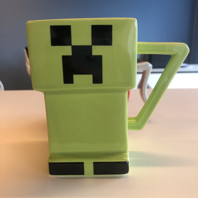 Minecraft Creeper Square Mug | Toy Popa