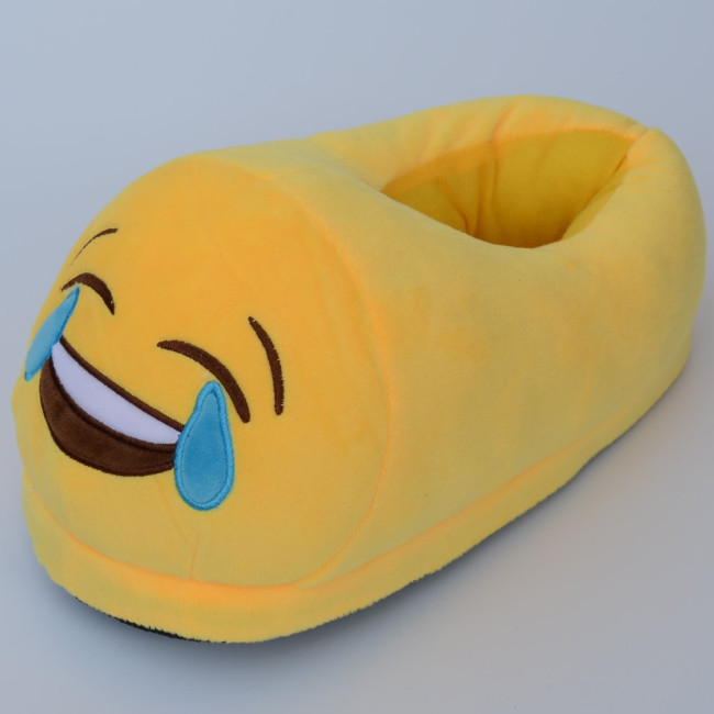 Big Comfy Emoji Emoticon Slippers | Toy Popa