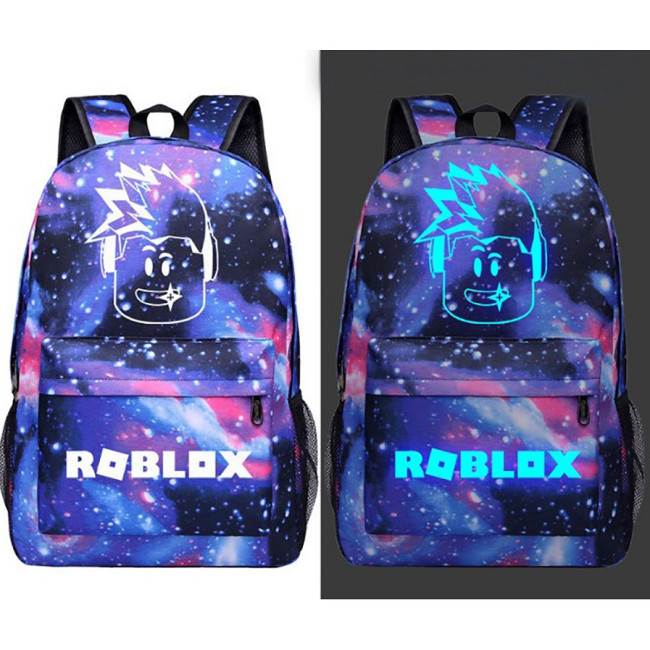 Roblox Glow in the Dark Galaxy Rucksack Backpack Schoolbag | Toy Popa