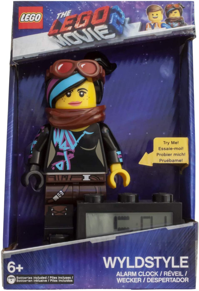 Lego Movie WyldStyle Minifigure Light Up Alarm Clock | Toy Popa