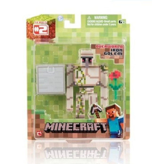 Minecraft Series 2 Iron Golem Action Figure Overworld | Toy Popa