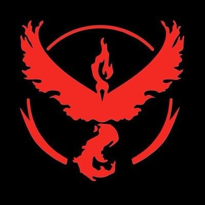Pokemon Go Red Team Valor Window Decal | Toy Popa