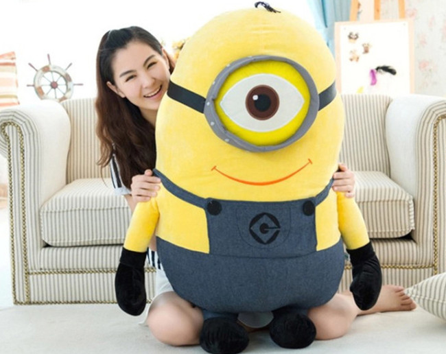 Giant Stuffed Minion - 4 Feet | Toy Popa