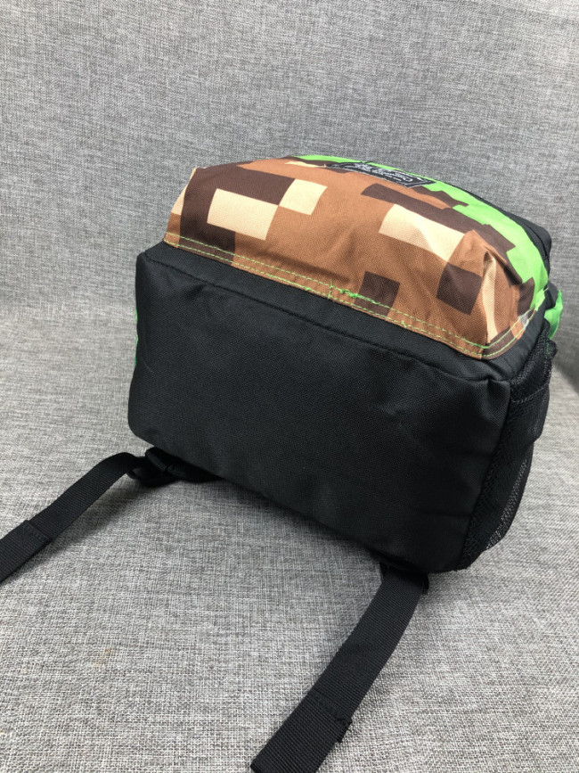 Minecraft Creeper Backpack Multicolor 17" Rucksack | Toy Popa