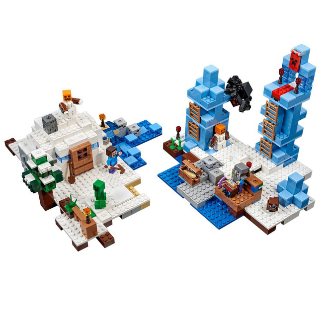 Minecraft The Ice Spikes Building Kit | Toy Popa