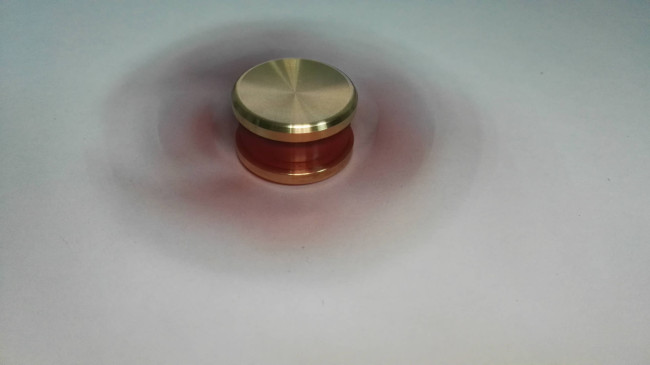 Solid Metal Flame Shape Fidget Spinner | Toy Popa