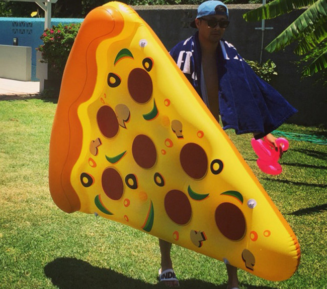 Swimline Giant Inflatable Pizza Slice 180cm | Toy Popa