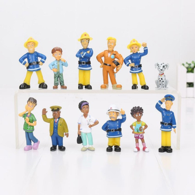 Fireman Sam 12pc Toy Figure Set | Toy Popa