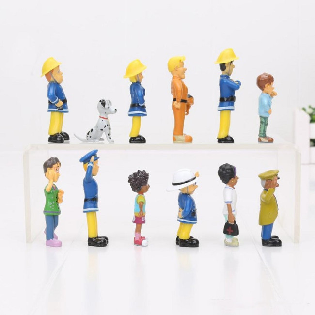 Fireman Sam 12pc Toy Figure Set | Toy Popa