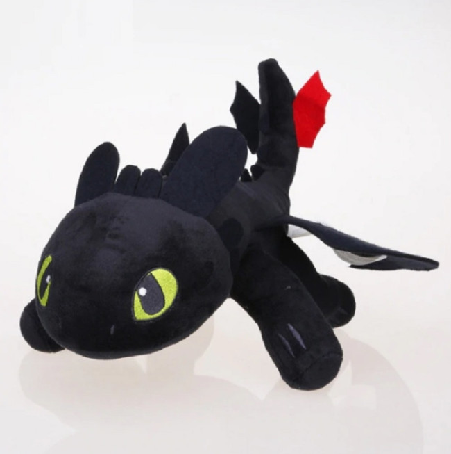 How to Train Your Dragon Toothless Night Fury Stuffed Animal Plush Doll ...